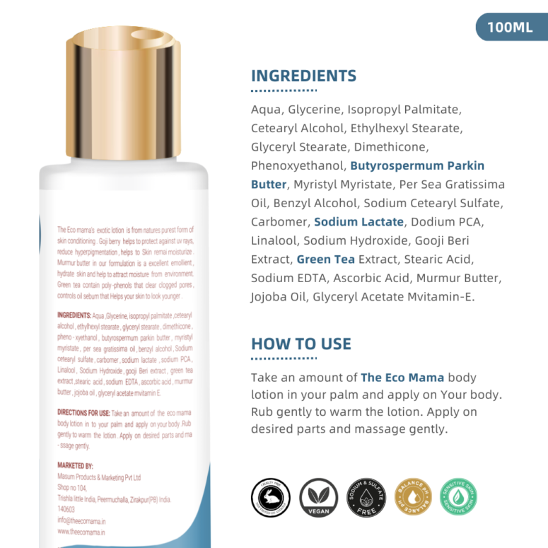 Body Lotion - (100ML) - The Eco Mama